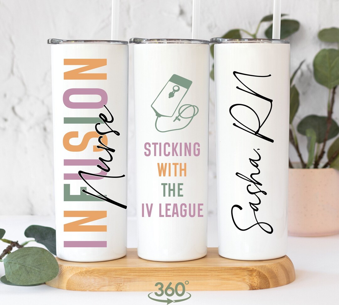 Infusion Nurse Gift, IV Nurse Tumbler, IV Therapy Nurse Graduation Gift ...