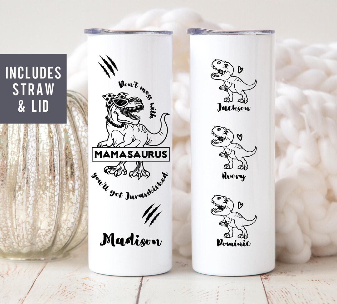 Mamasaurus Tumbler Cup, Nanasaurus Grandma Gift, Mothers Day Gift, Mom ...
