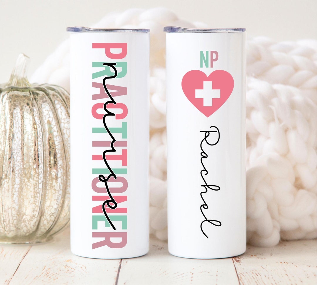 NP Tumbler Cup Personalized, Nurse Practitioner Gifts for Women, NP ...