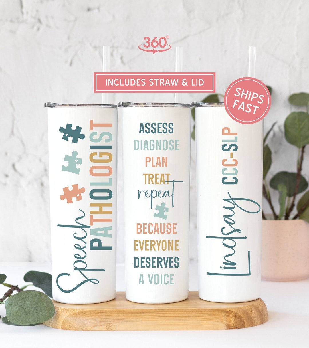 Speech Language Pathologist Gift, Future SLP Tumbler Cup, Speech ...