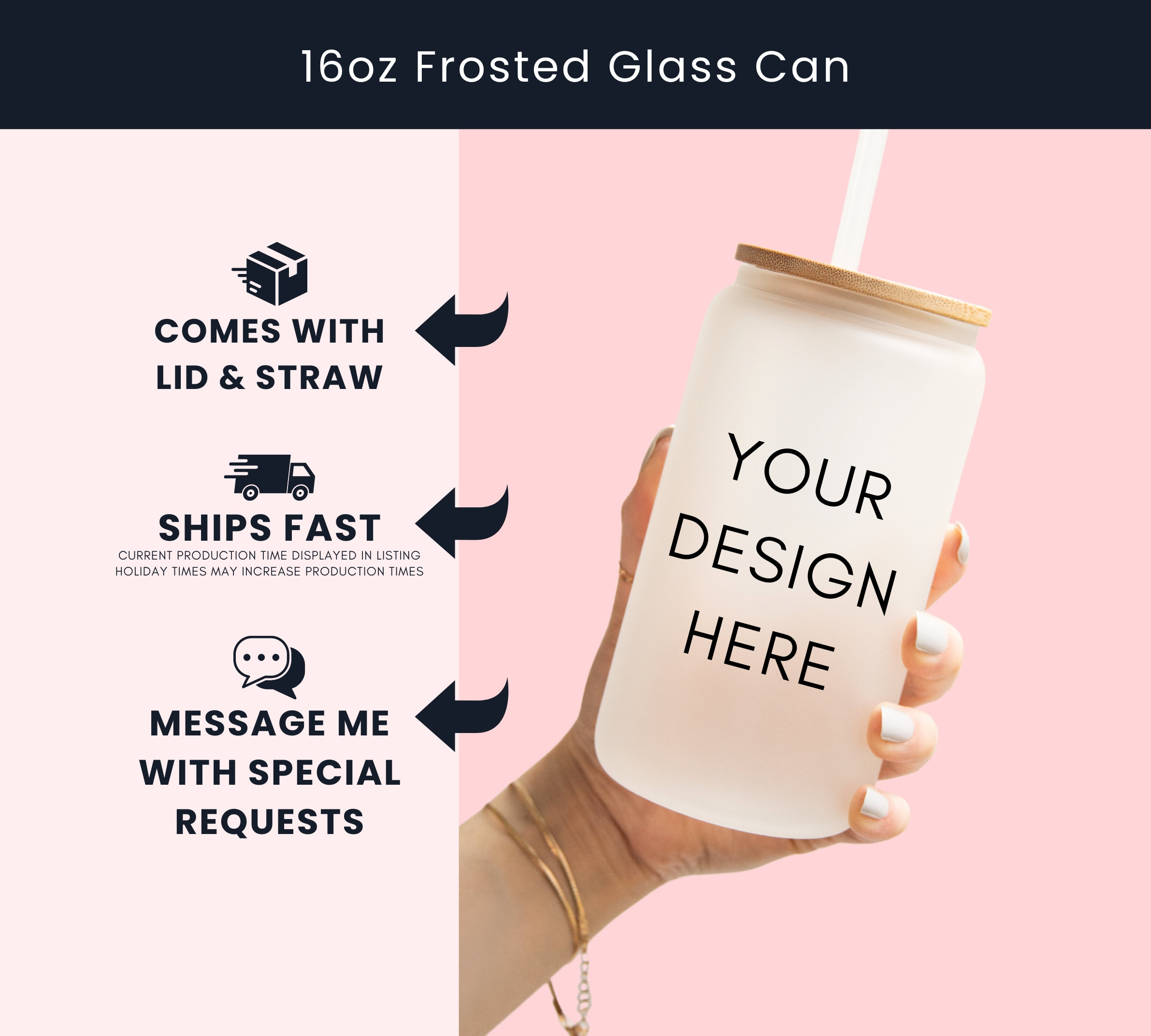 Lash Artist Frosted Glass Tumbler, Gorgeous Lashes Tech Iced Coffee Cup ...
