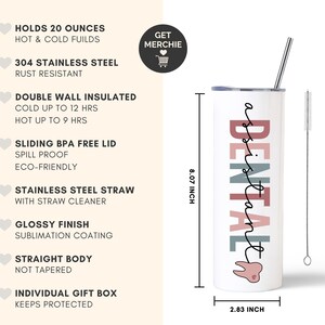 RDH Tumbler or RDA Tumbler RDH Gifts or Rda Gift Dental - Etsy