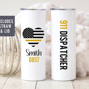 911 Dispatcher Gifts for Telecommunicator Week, 20oz or 30oz 911 ...