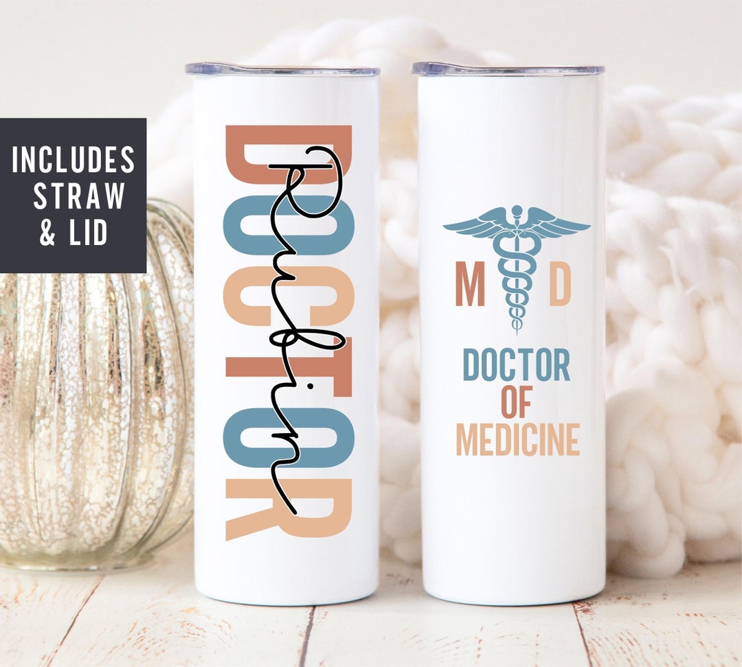 Personalized Doctor Tumbler Cup, MD Grad Gift, MD Cup, Doctor Gifts for ...
