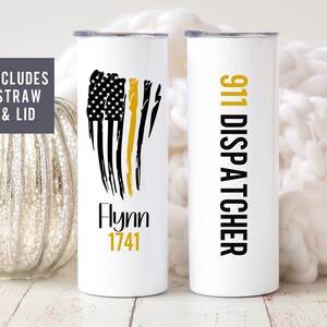 911 Dispatcher Gifts for Telecommunicator Week, 20oz or 30oz 911 ...