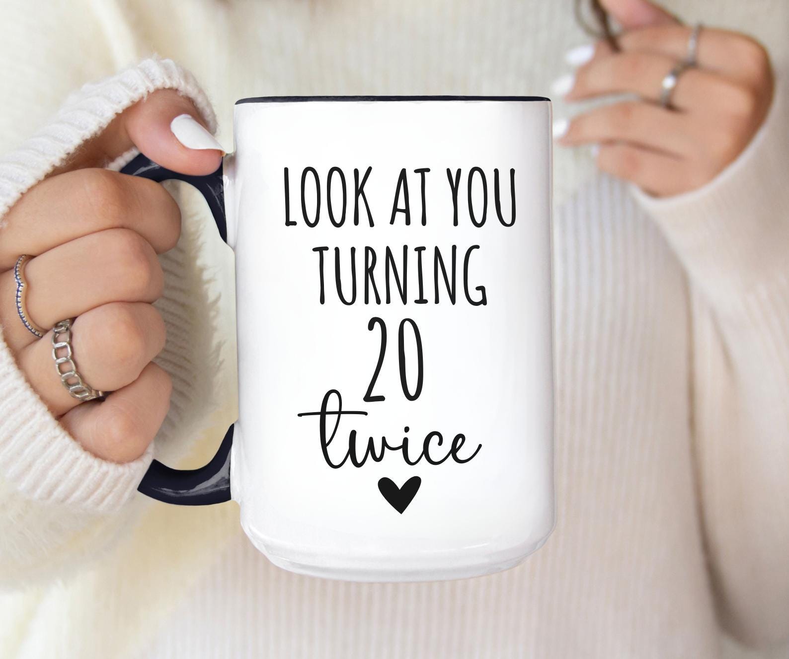 Look at You Turning 20 Twice 40th Birthday Gift for Women, 40th ...