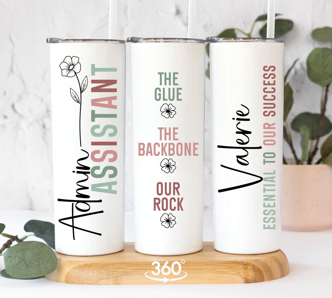 Administrative Assistant Gifts Tumbler, Admin Professionals Day Thank ...