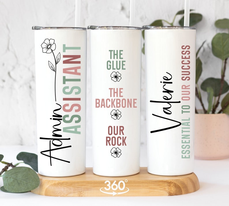 Administrative Assistant Gifts Tumbler, Admin Professionals Day Thank ...