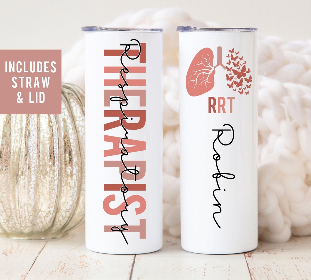 Personalized RRT Gifts Tumbler Cup, Respiratory Therapist Gift, RT ...