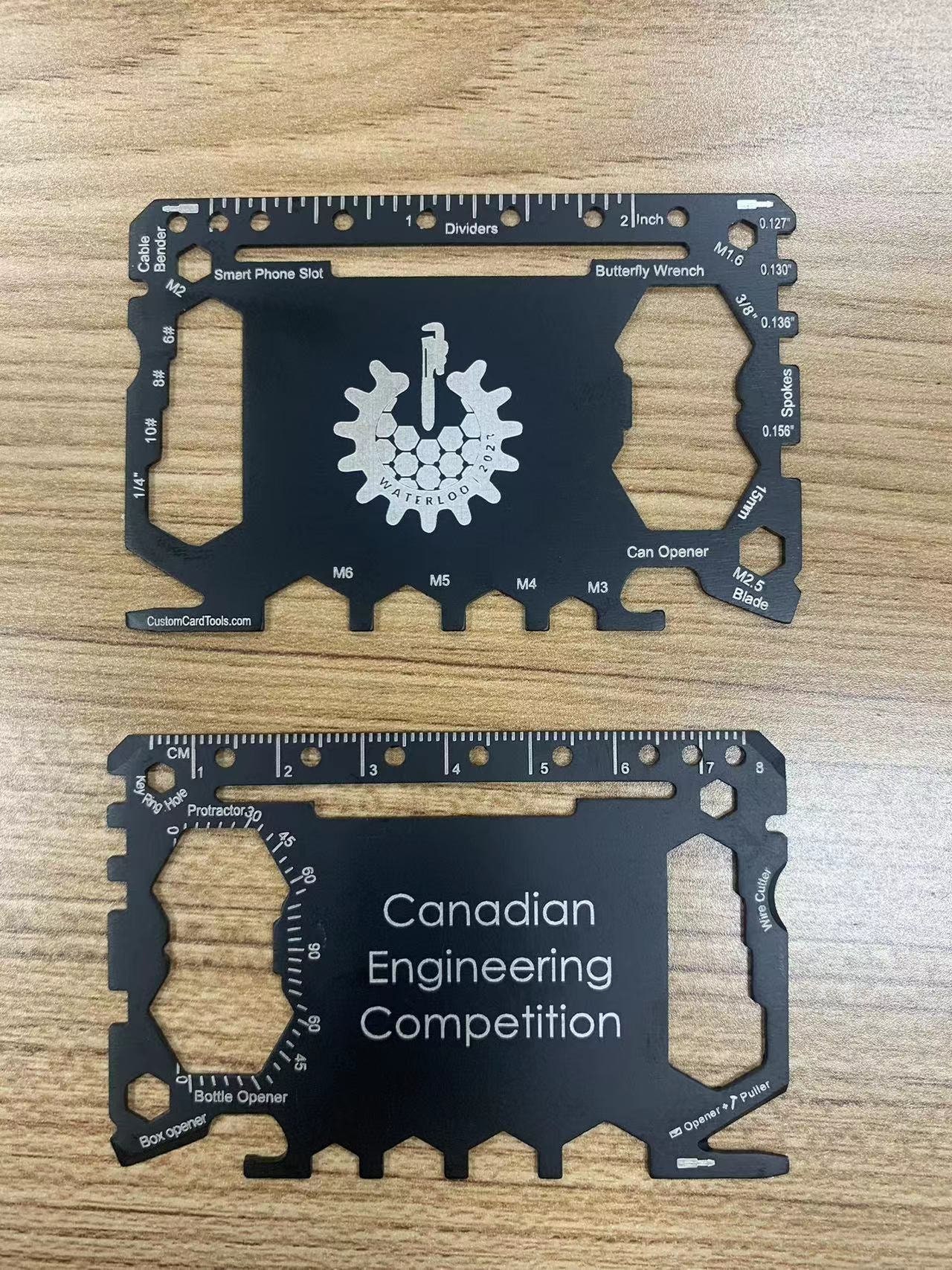 100x Laser Etched Custom Card Multi Tool - Unique Business Cards, EDC ...