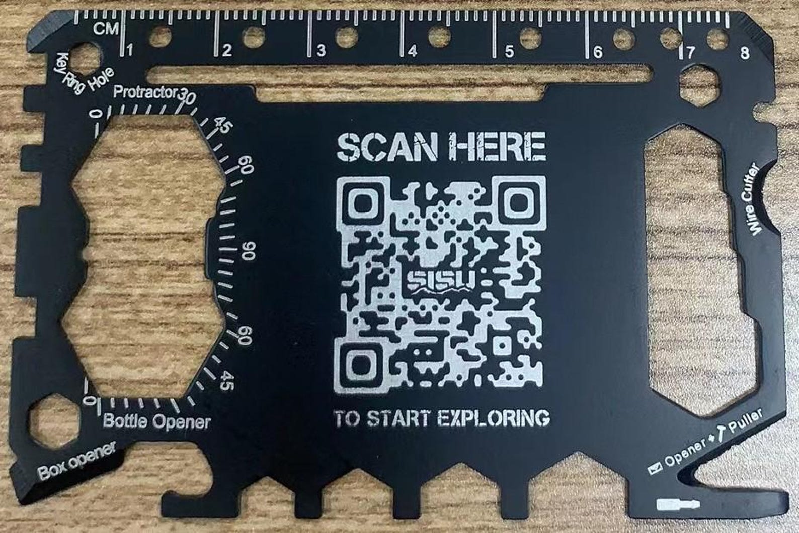 Custom Credit Card Multi Tool Card Stainless Steel- (BUNDLE DISCOUNTS ...