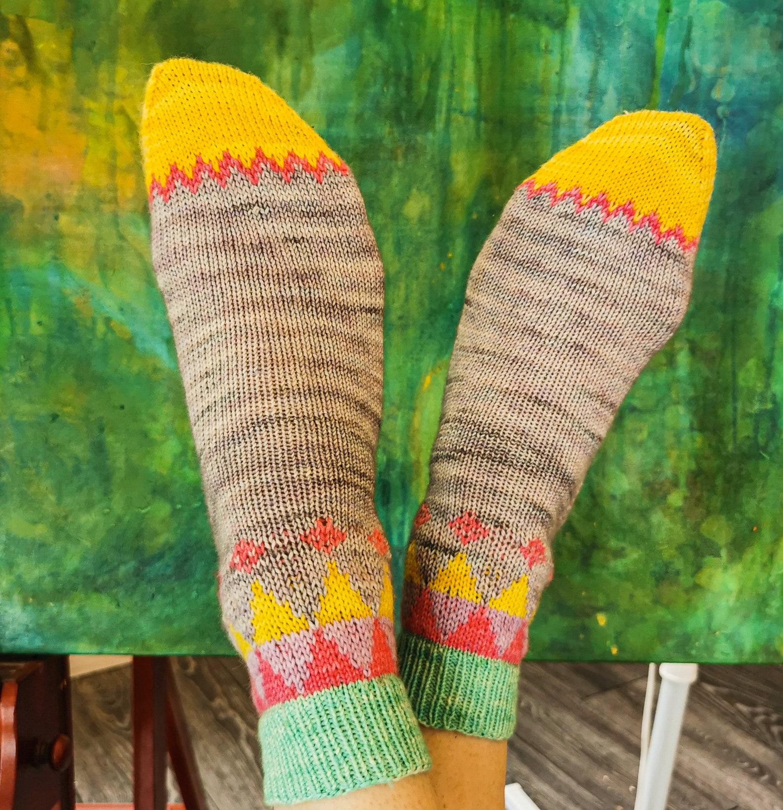 Circus Socks. Knitting Pattern. Sock Pattern. Knitting. - Etsy