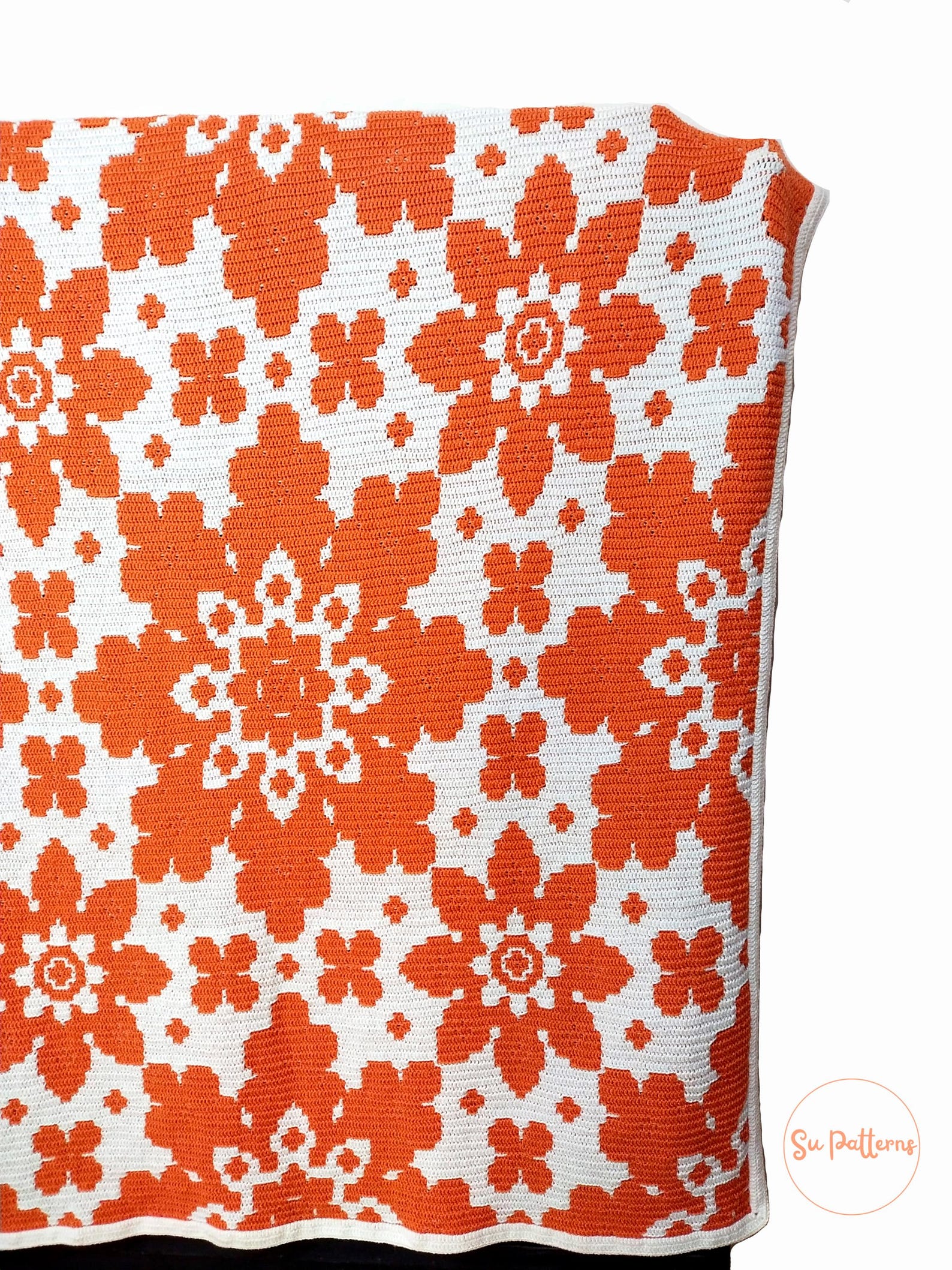 Spring Bliss Mosaic Crochet Throw Pattern (PDF Pattern) - Etsy