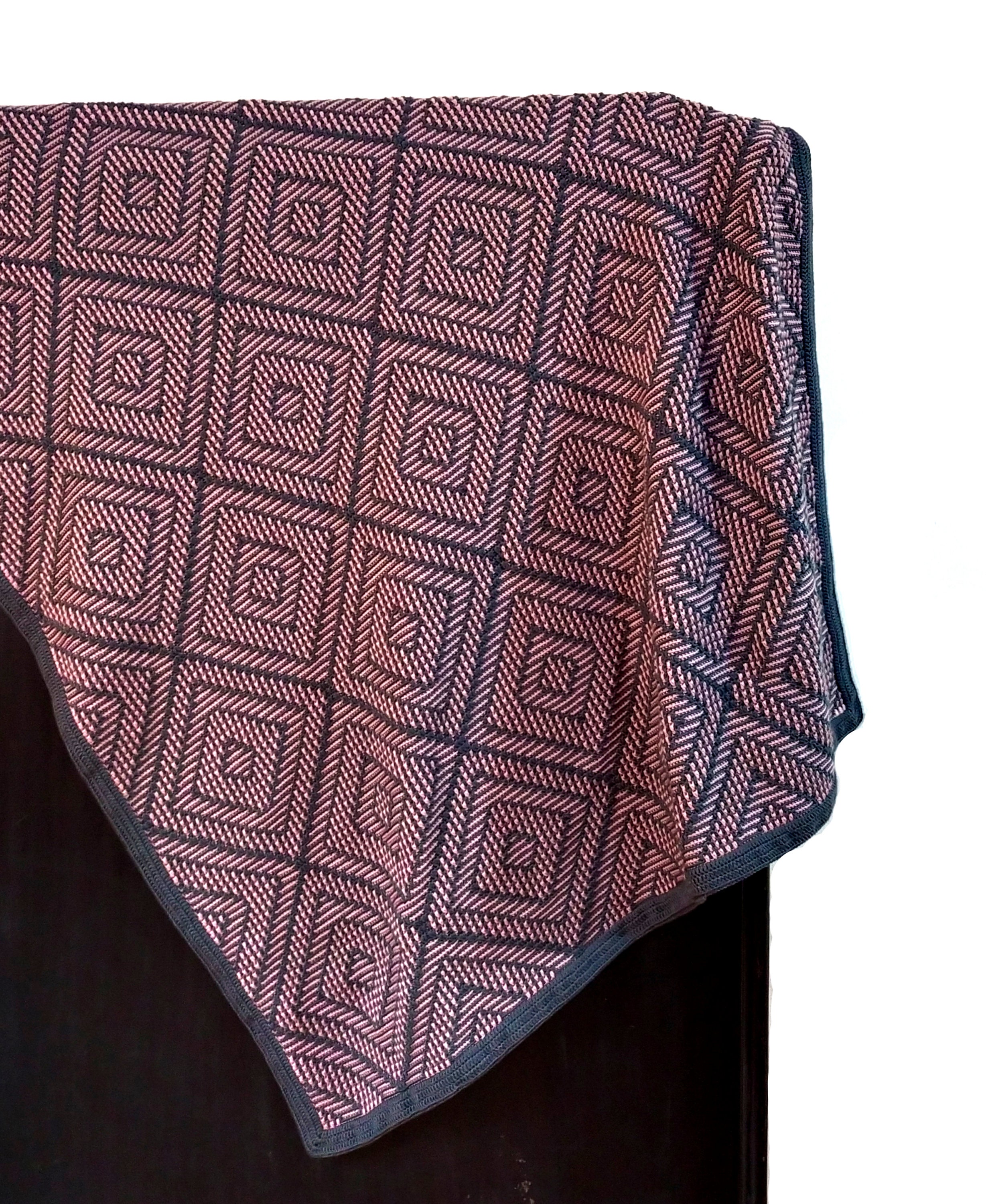 Mosaic Crochet Throw Pattern Geometric Maze Mosaic Crochet - Etsy