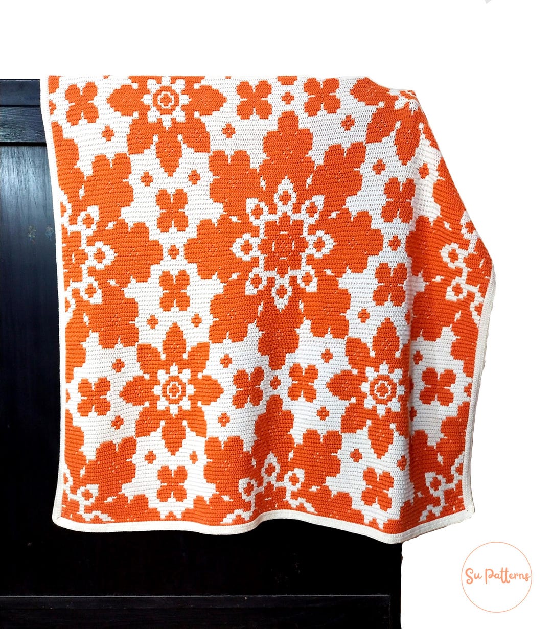Spring Bliss Mosaic Crochet Throw Pattern (PDF Pattern) - Etsy