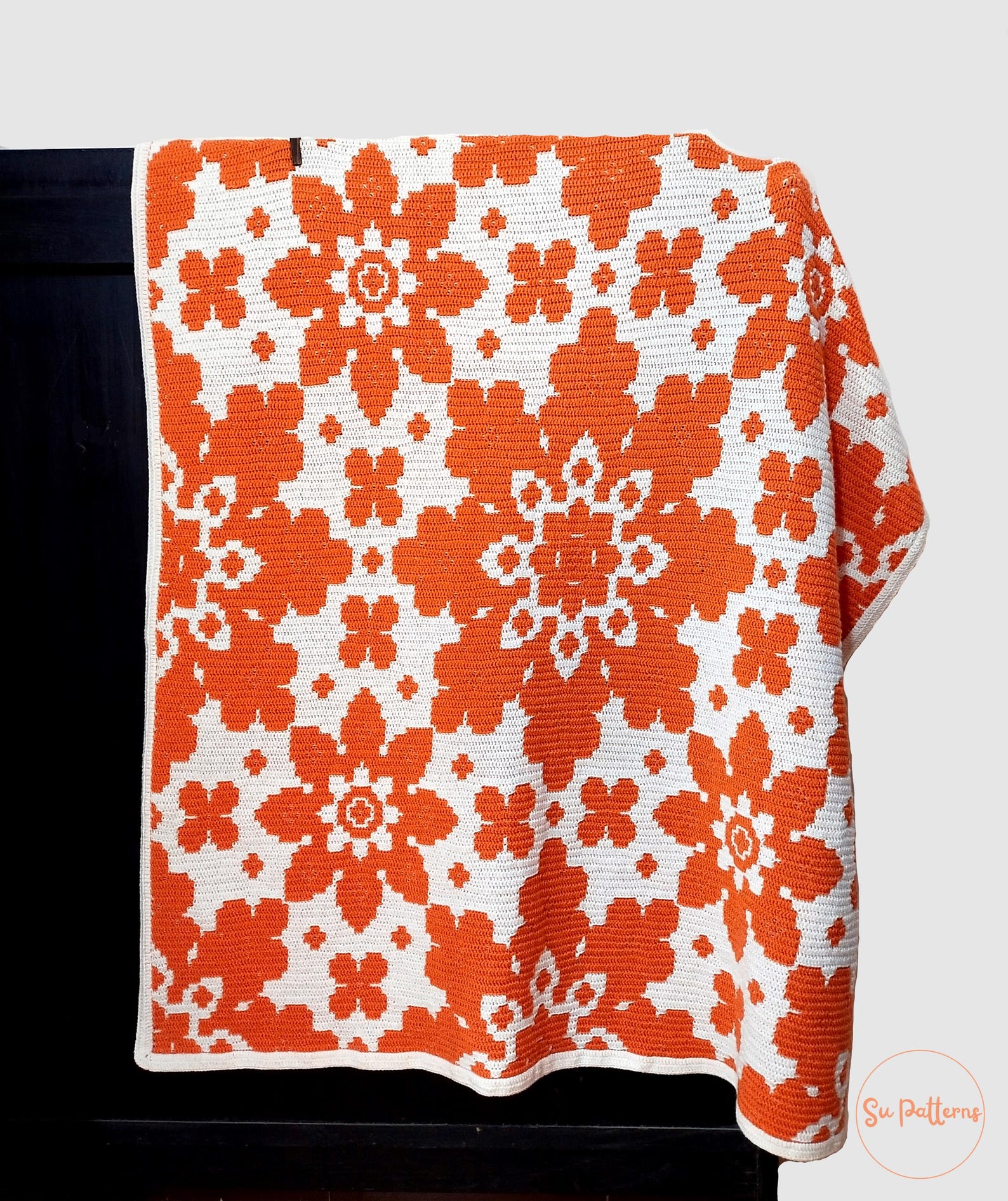 Spring Bliss Mosaic Crochet Throw Pattern (PDF Pattern) - Etsy