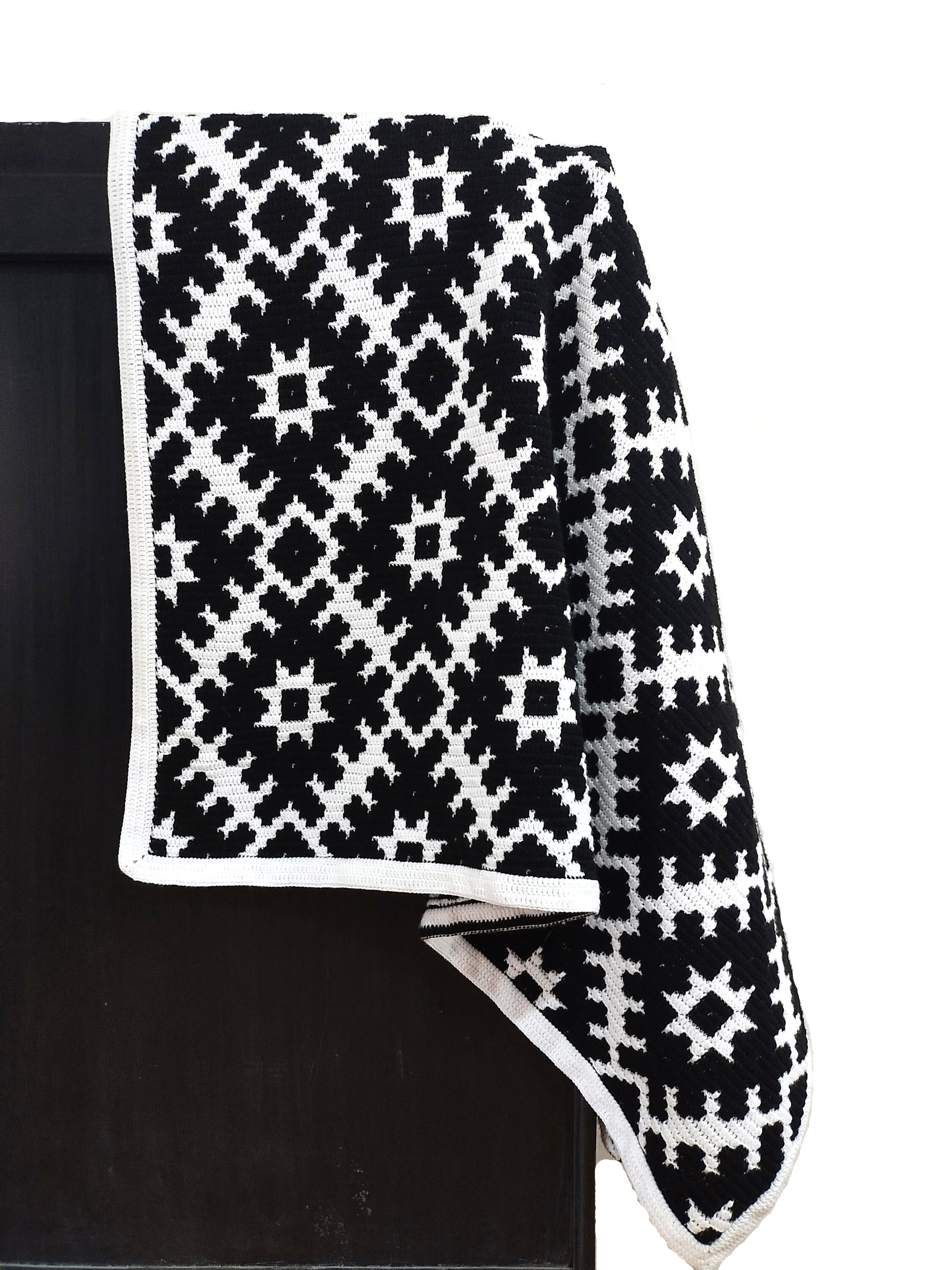 Mosaic Crochet Throw Pattern, Overlay Mosaic Crochet Pattern, LYLY ...