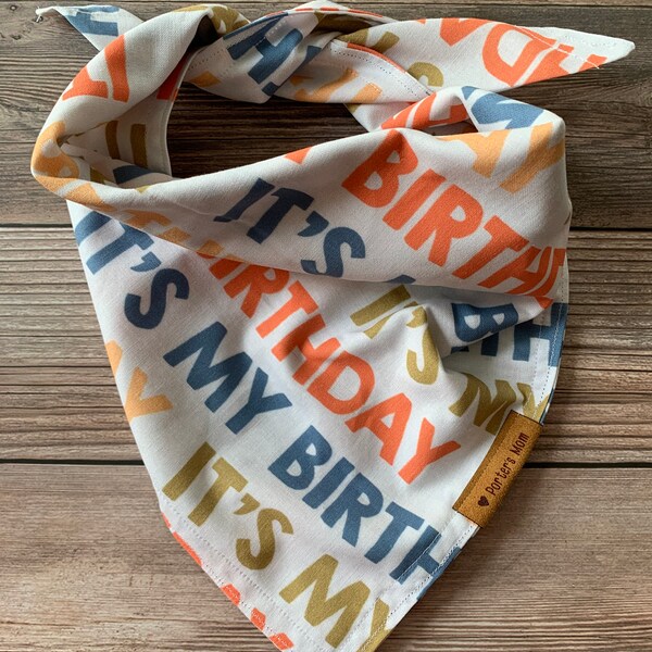 Birthday Dog Bandana - Etsy