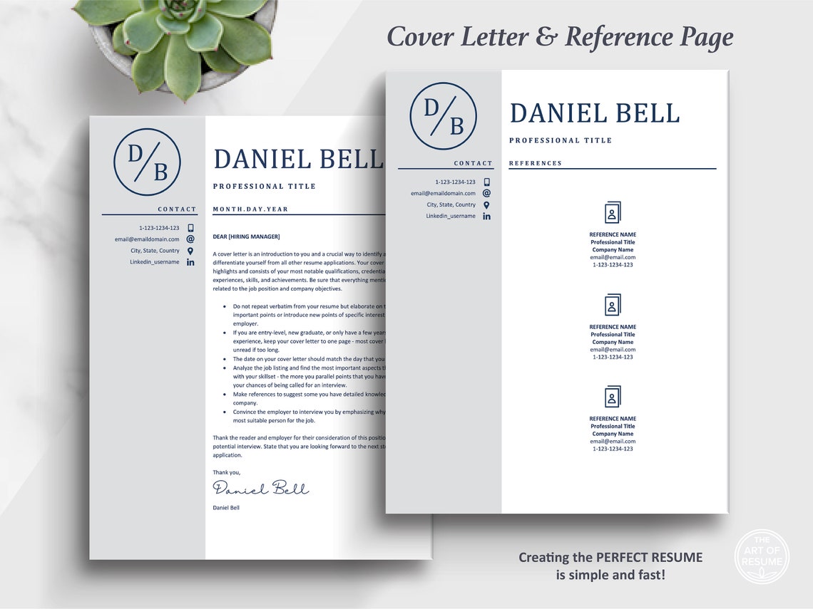 Resume Templates (3 Resume Designs) Professional Resumes, Executive ...