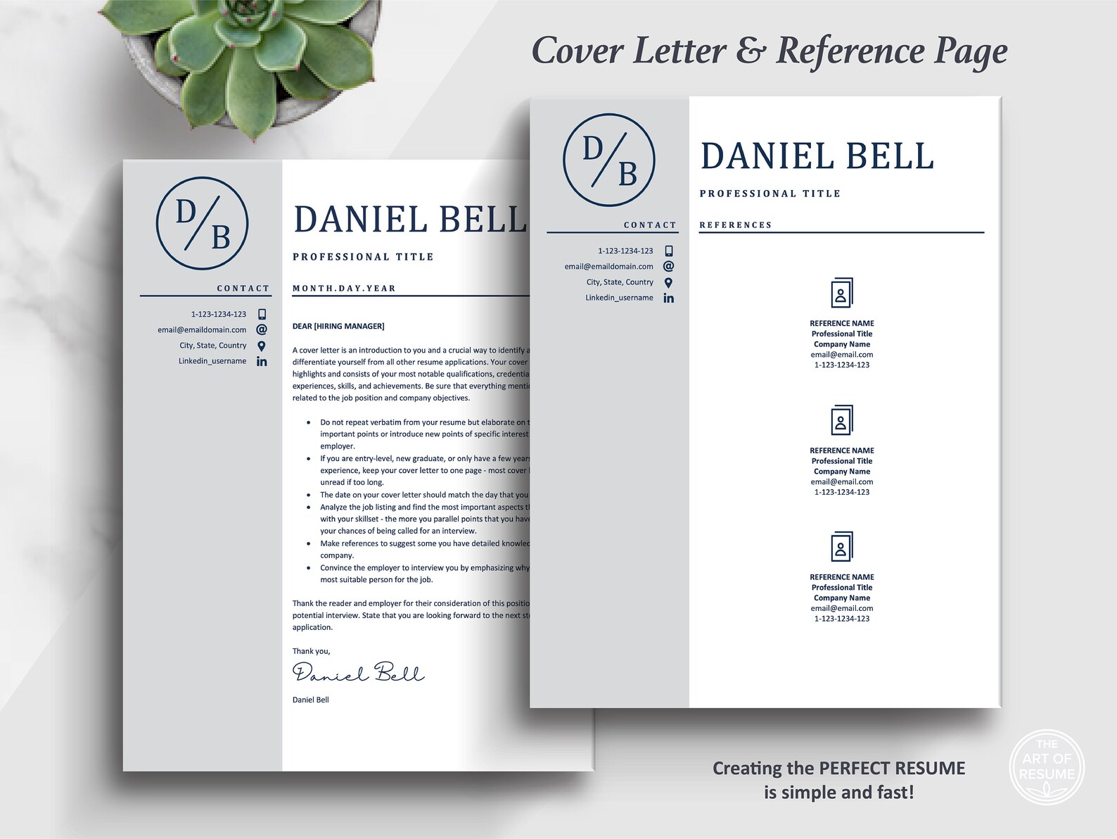 Resume Templates (3 Resume Designs) Professional Resumes, Executive ...