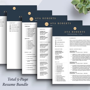 Executive Resume Templates - Resume Template Word, Mac Pages ...