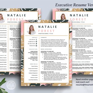 Resume Templates With Photo, Creative Resume Template, CV Template ...