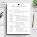 Teacher Resume Template Word, Pages, Teaching Resume, Teacher CV ...