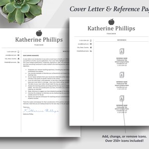 Teacher Resume Template Word, Pages, Teaching Resume, Teacher CV ...