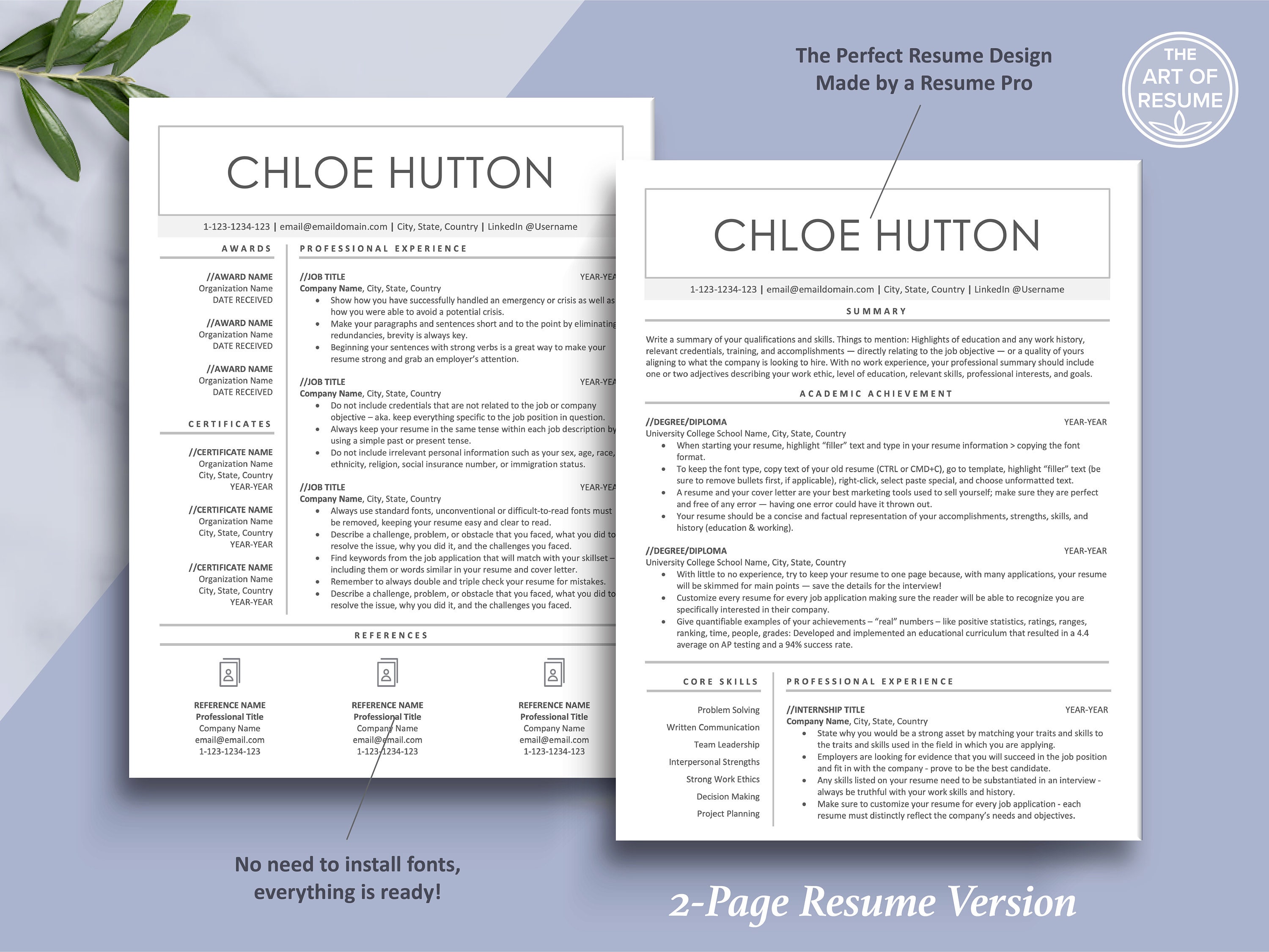 Student Resume Template, College Resume, Resume Templates, Grad ...