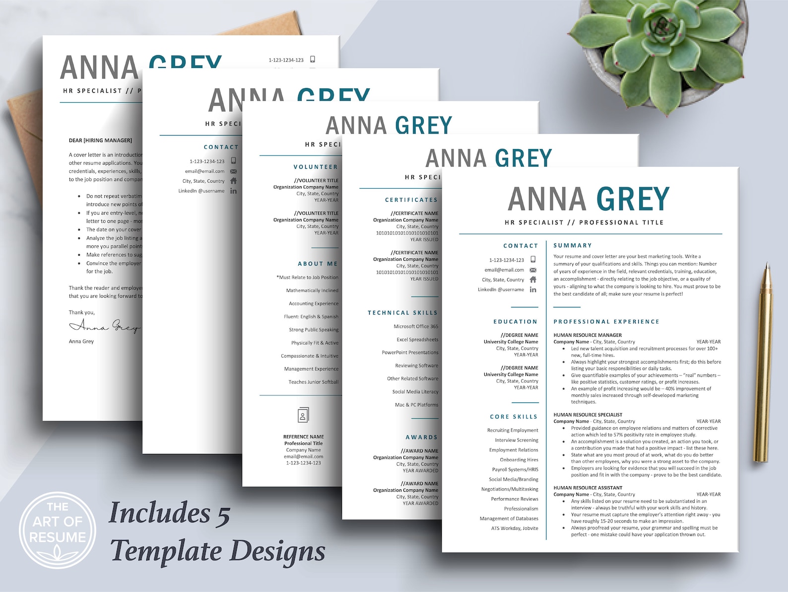 Simple Resume Template, Professional Resume 2025, Creative Resume ...