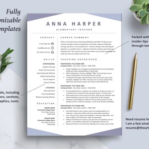Teaching Resume Templates, Creative Resume Teacher, Resume Template ...