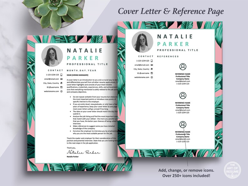Resume Template With Photo, Creative Resume Template, Modern Resume ...