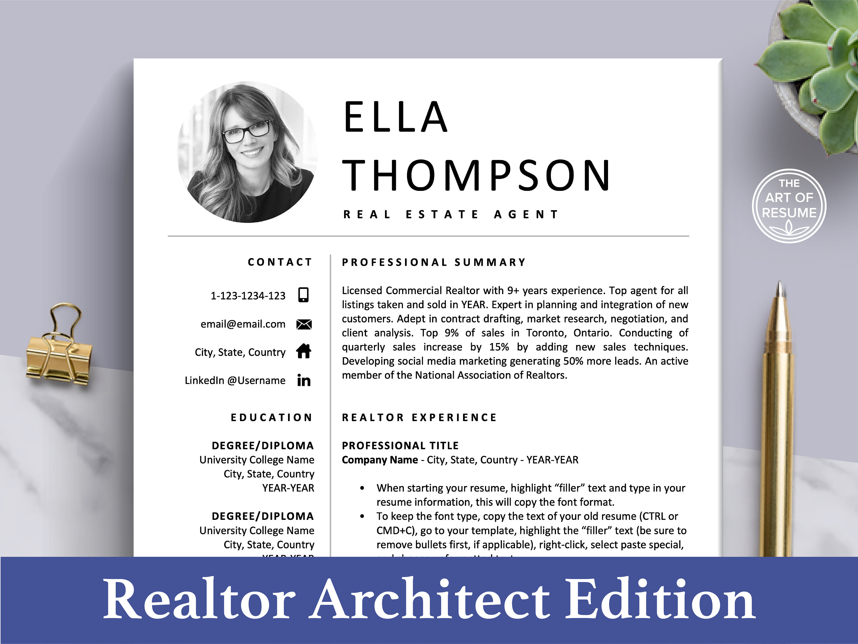 Realtor Resume