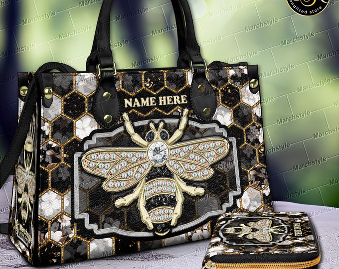 Bee Messenger Bag, Sweet as Honey Bag, Honeybee Embroidered Canvas ...