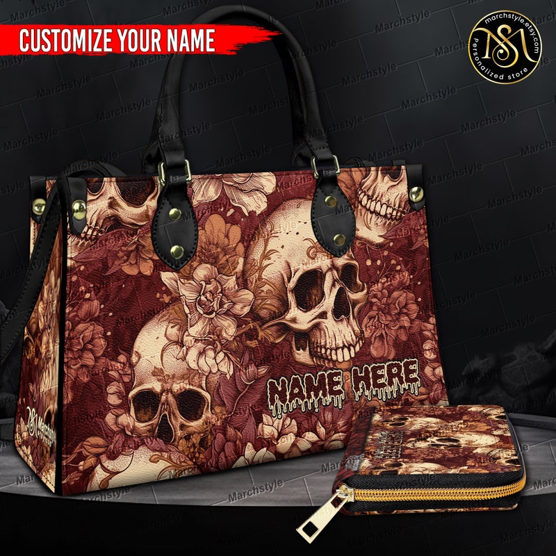 Skull Wallet - Etsy