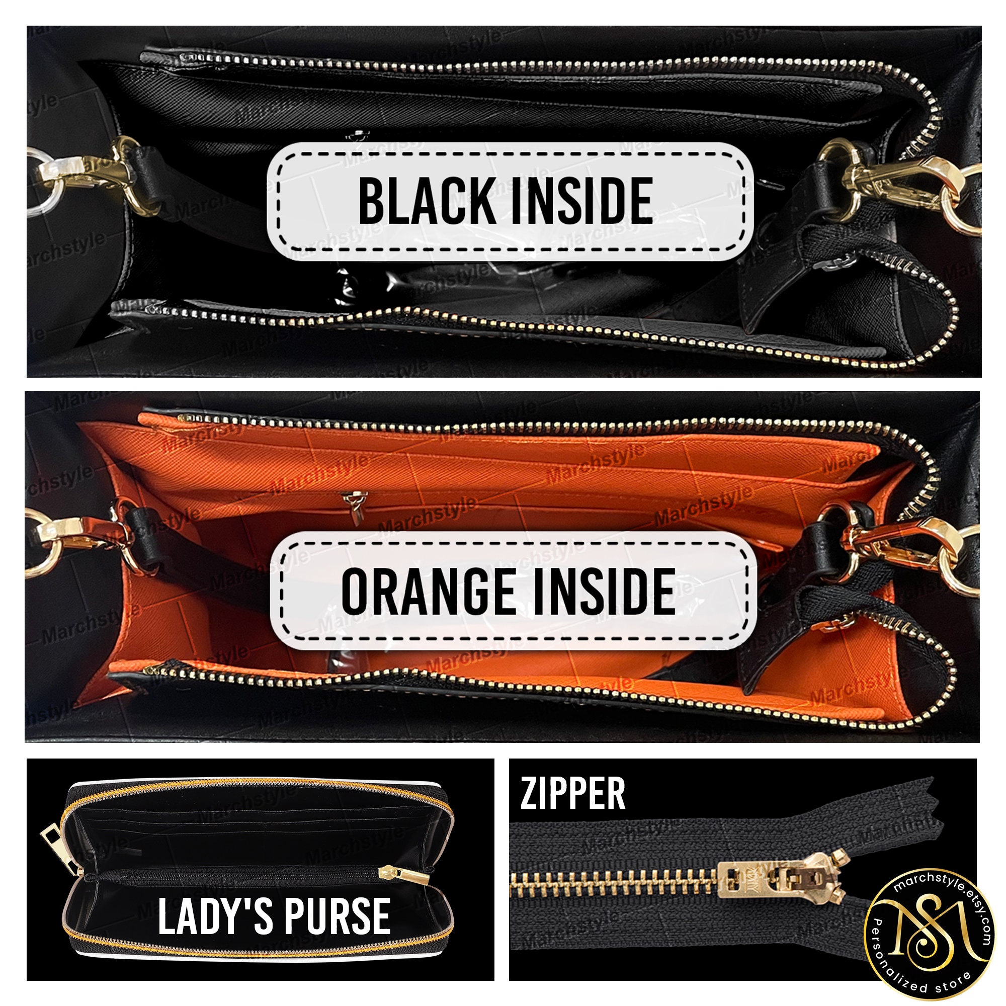 Marchstyle Personalized Leather Handbag & Purse With Bible Verse, the ...