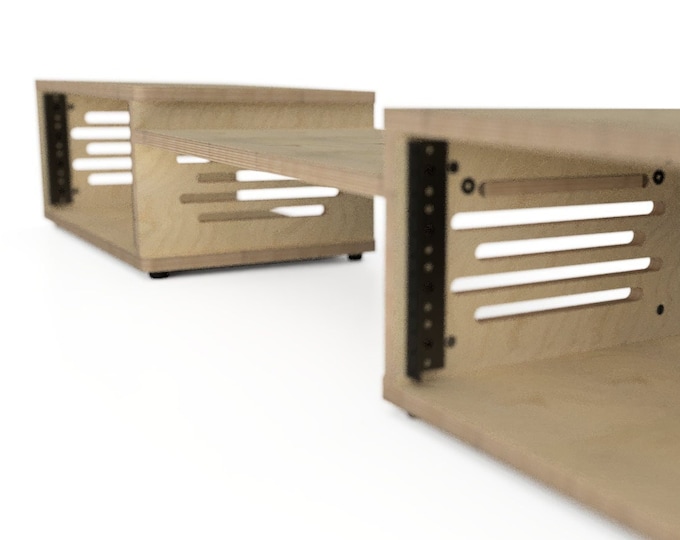 Desktop Recording Workstation/ 8U Studio Equipment Rack/ Monitor Stand ...