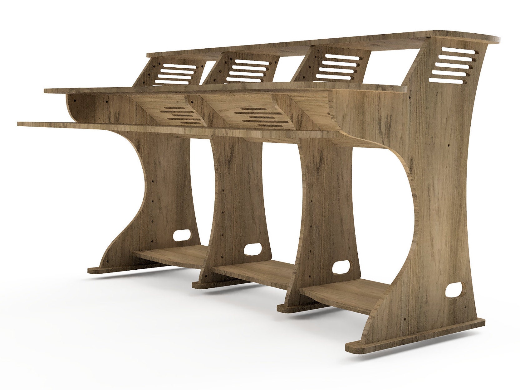 Recording Studio Desk 12 Rack Unit manhattan Model With | Etsy