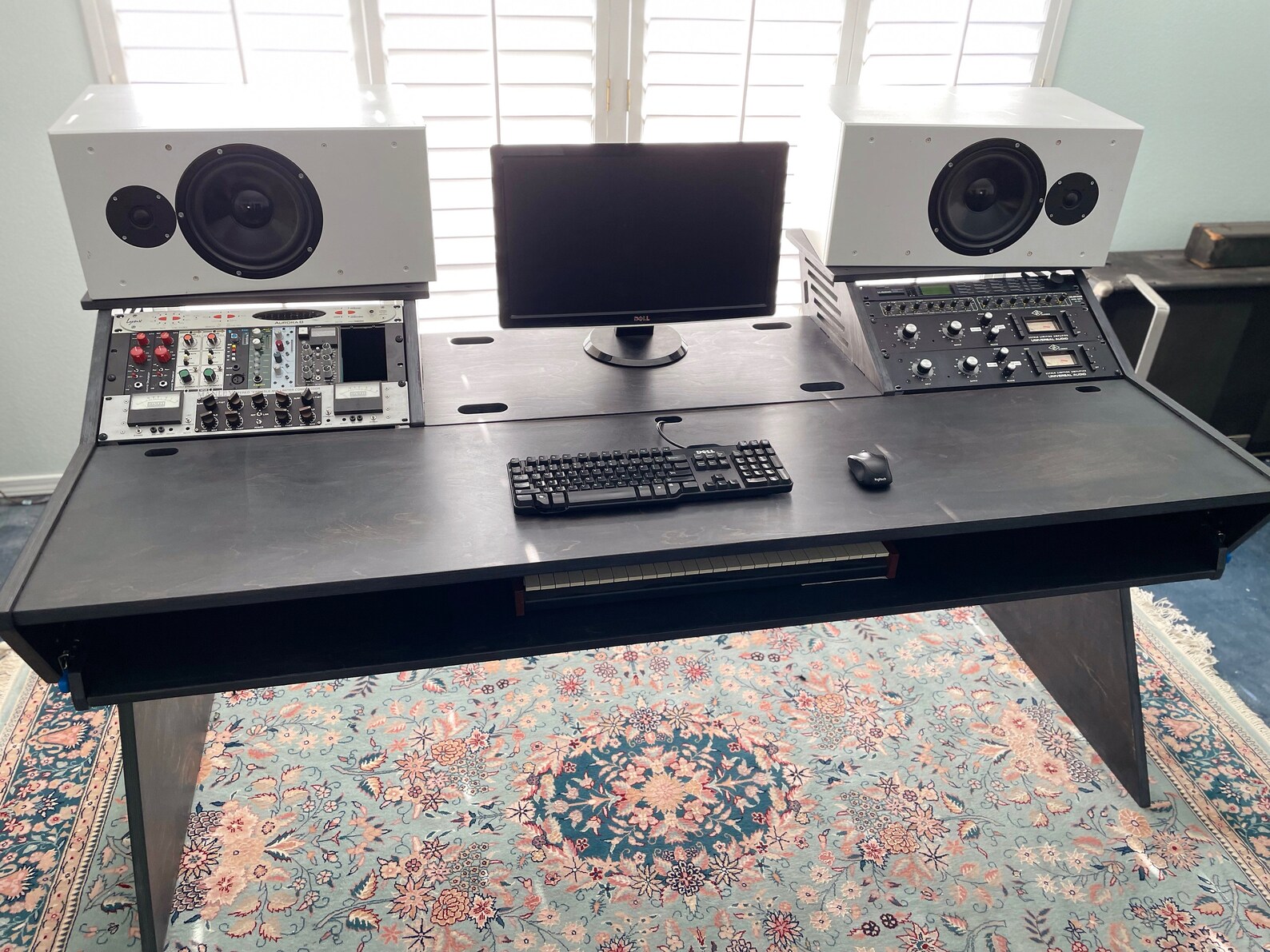 12U Studio Workstation Desk Baltic Birch Recording Studio Desk Pro ...