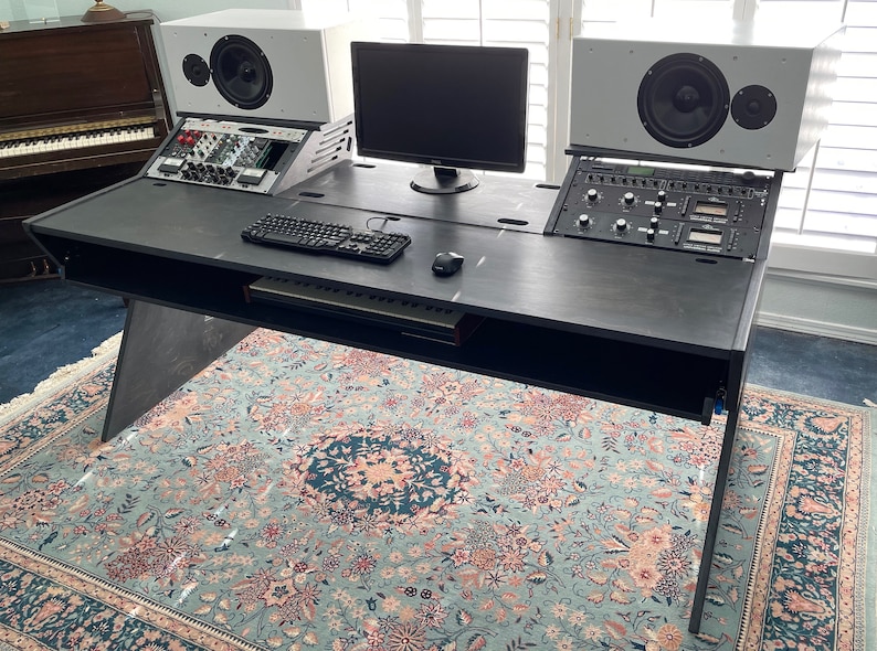 12U Studio Workstation Desk Baltic Birch Recording Studio Desk Pro ...