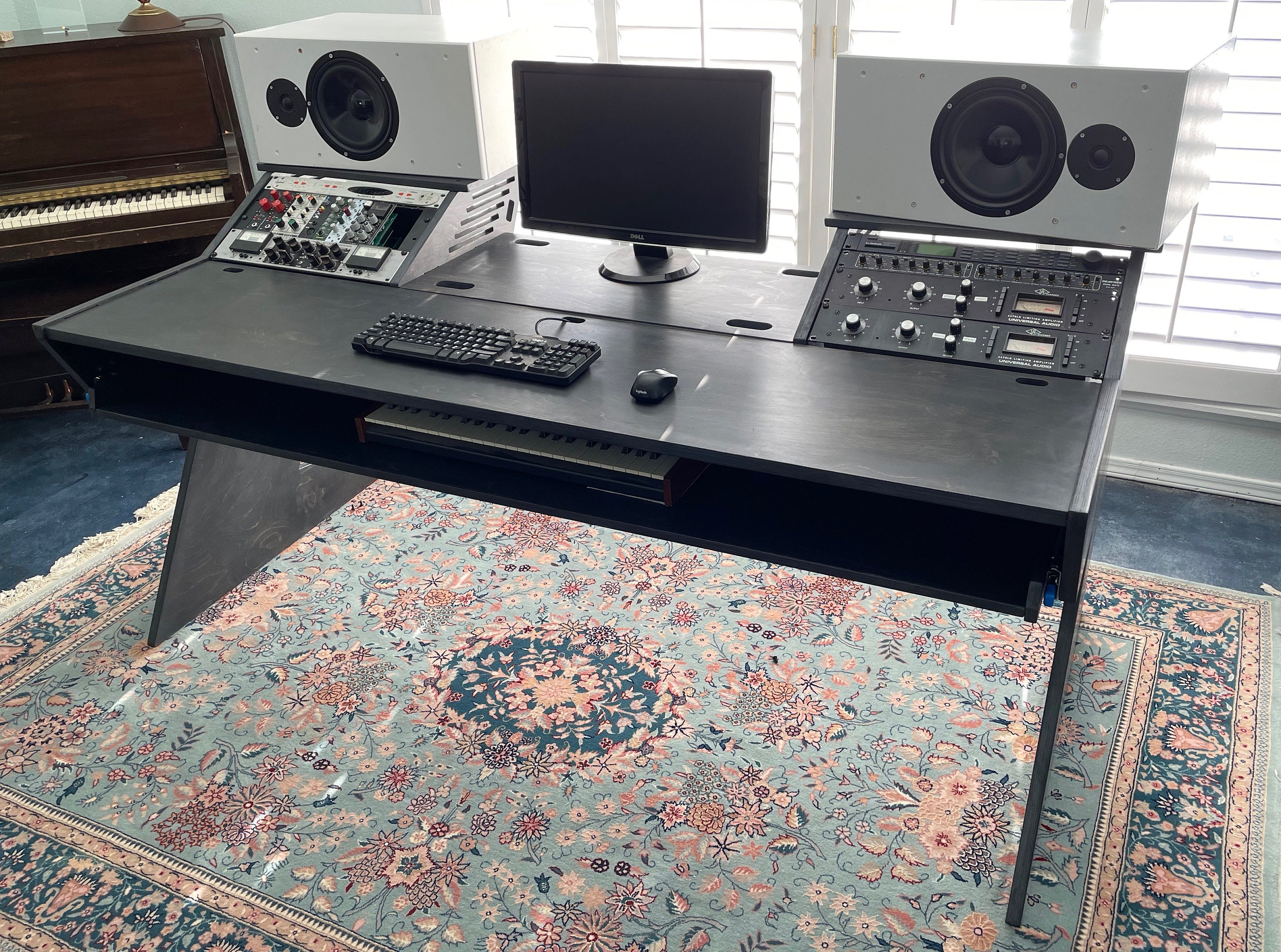 12U Studio Workstation Desk Baltic Birch Recording Studio Desk | Etsy