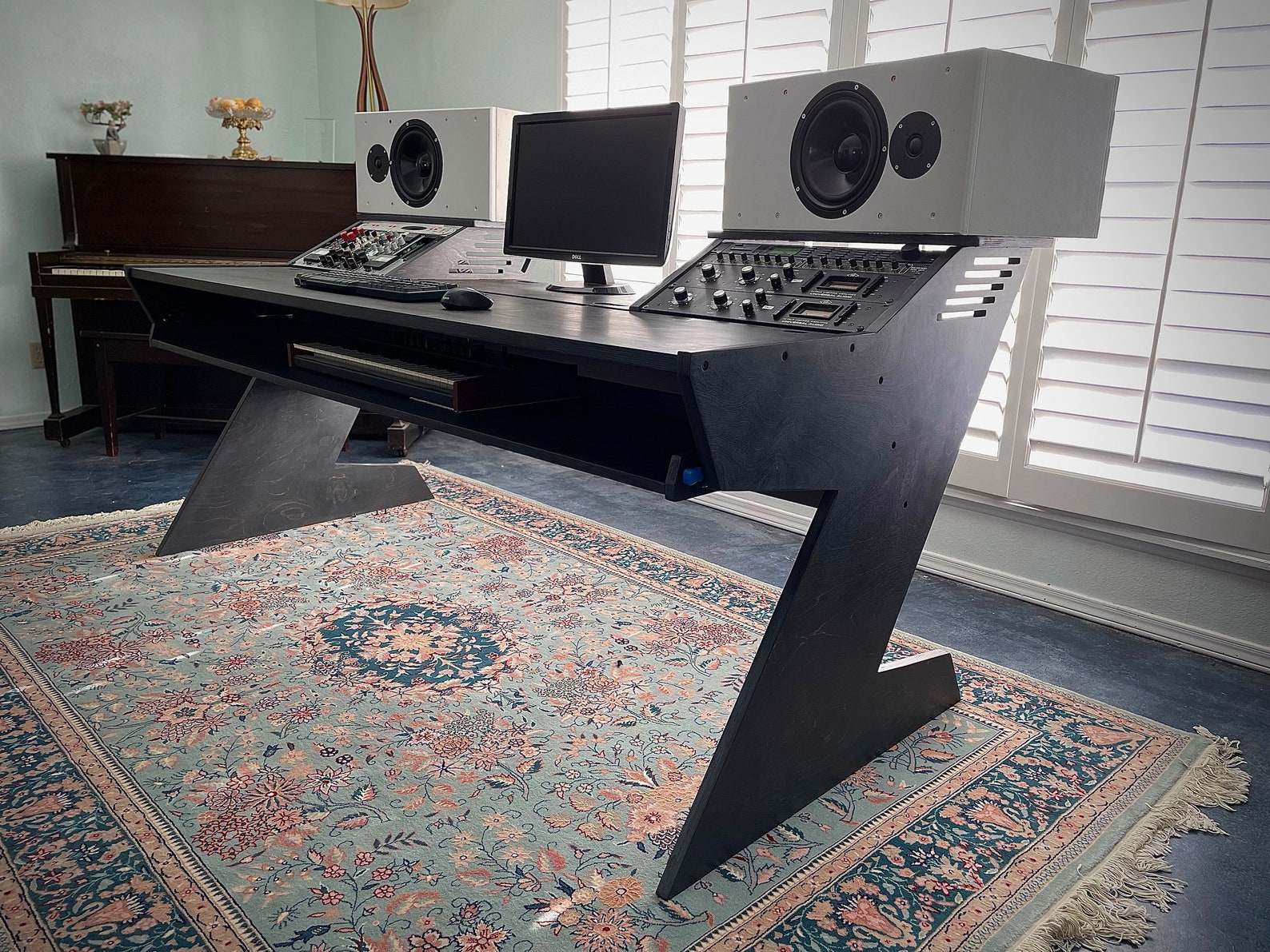 12U Studio Workstation Desk Baltic Birch Recording Studio Desk Pro ...