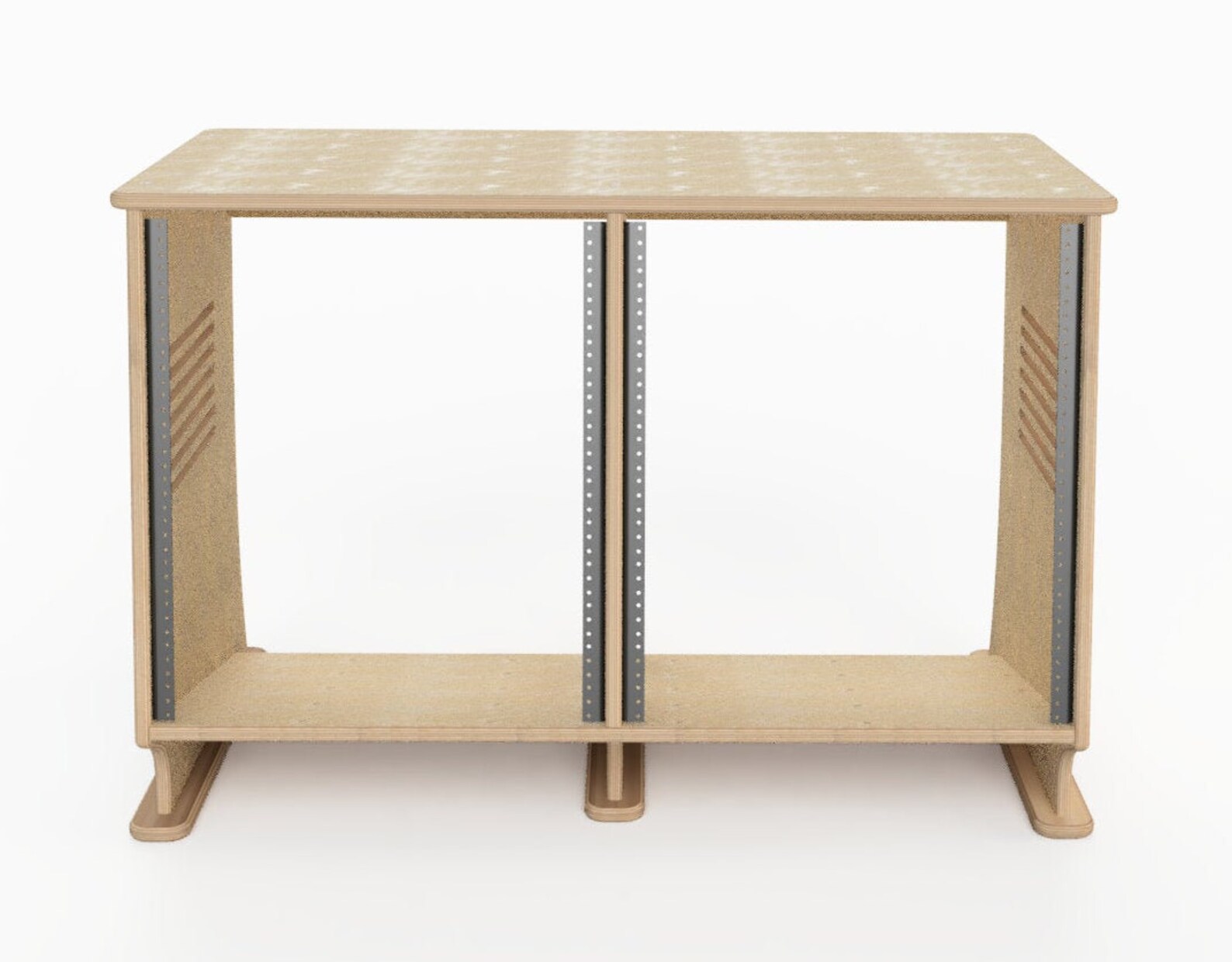 24U Floor Standing Curvy Pro Audio Rack Unit/ Baltic Birch/ - Etsy