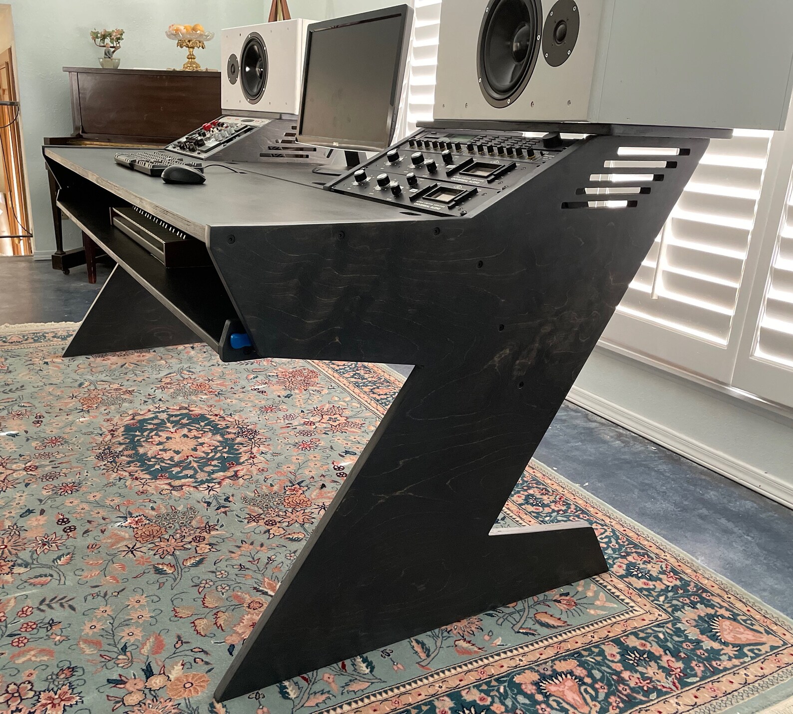 12U Studio Workstation Desk Baltic Birch Recording Studio Desk Pro ...