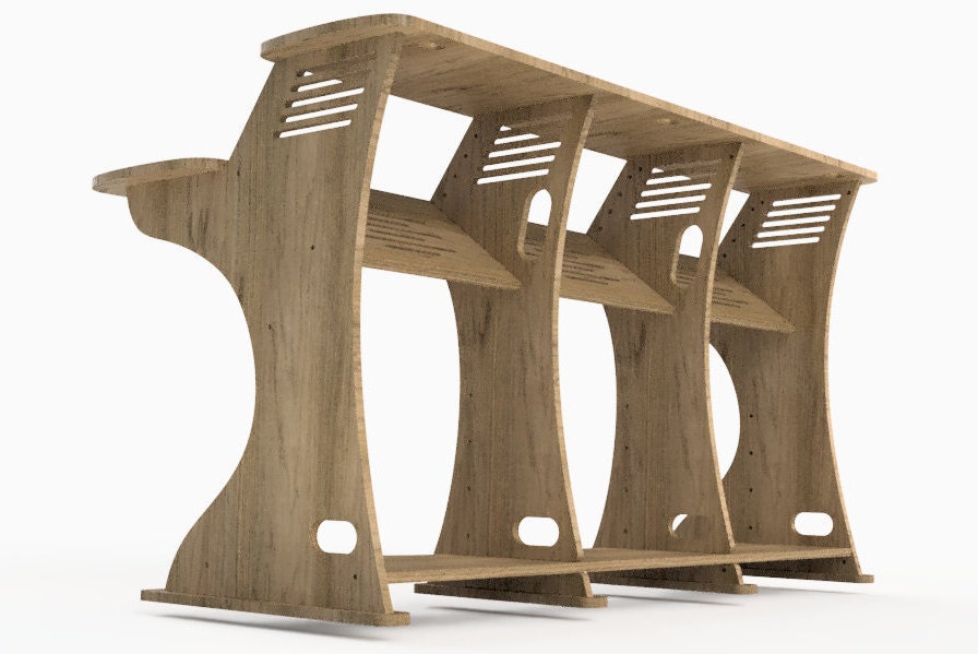 Recording Studio Desk 12 Rack Unit manhattan Model With | Etsy