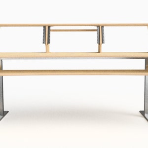 12U Recording Studio Desk Sit Stand Lift Desk LEGS INCLUDED COMPLETE ...