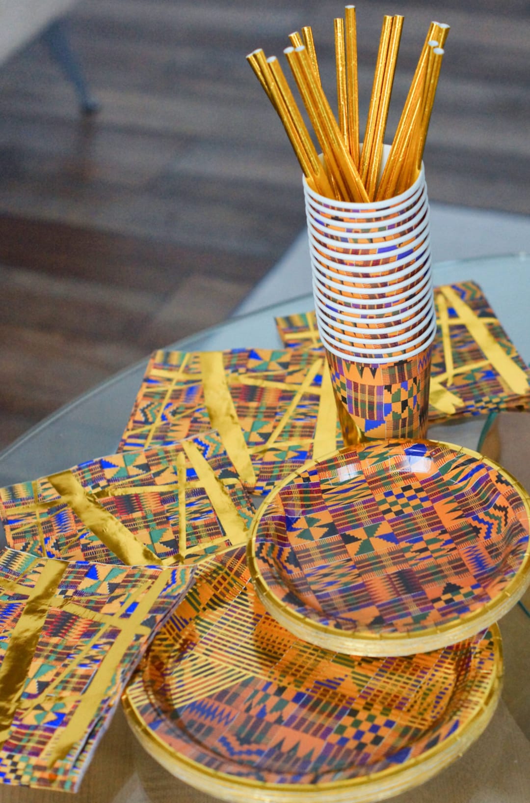 Kente, Party, Supplies African, Kwanzaa, Juneteenth, Freedom Day, Black ...