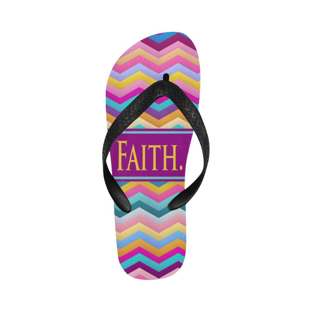 Walk by Faith Religious Christian Unisex Flip Flops Gift - Etsy