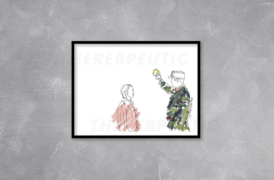 CLOY Crash Landing on You Art Print Simple Postcard Kdrama Room Decor ...