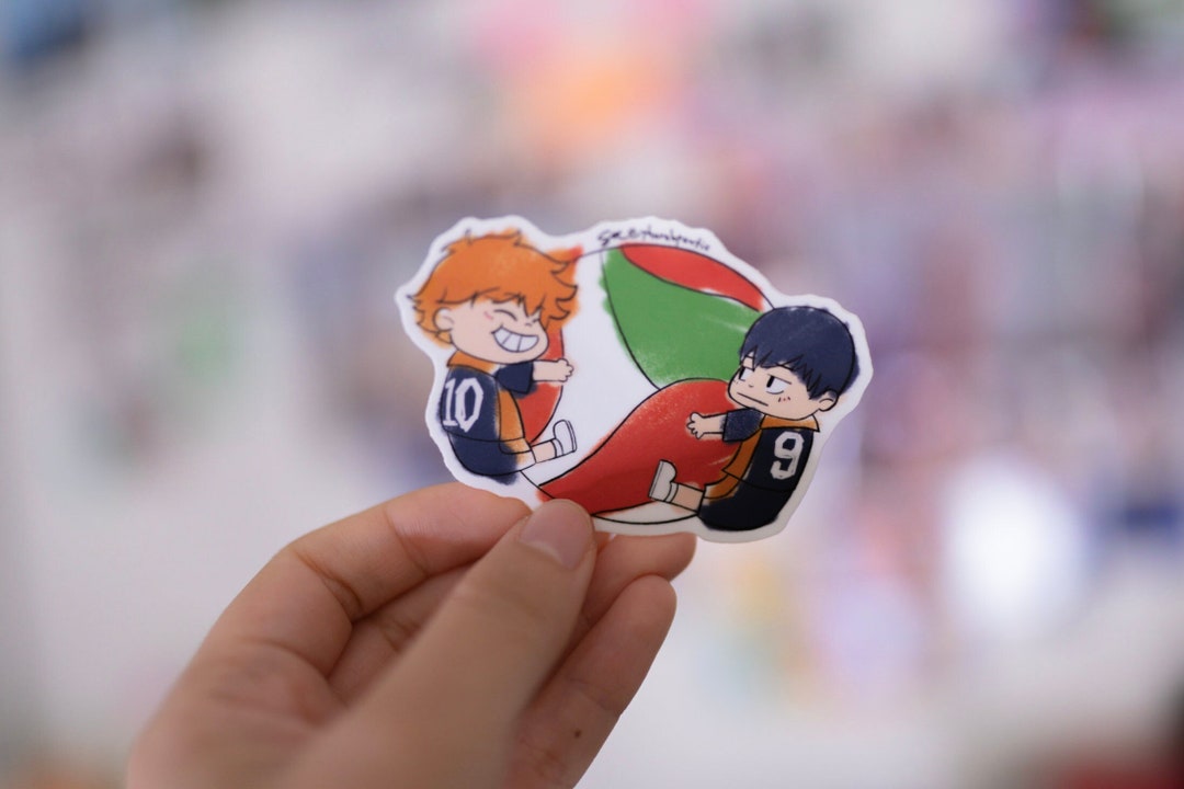 Volleyball Japanese Animation Anime - Vinyl Sticker - Laptop Sticker ...